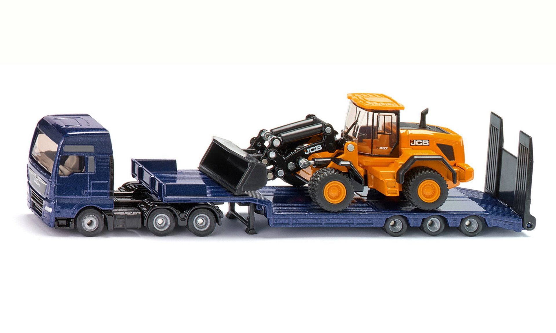 MAN LKW mit Tieflader und JCB Radlader | 10179000000
